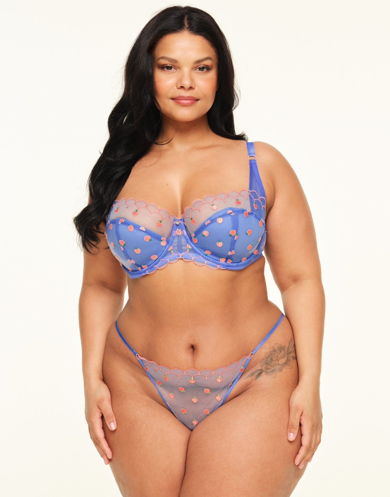 Bettie Medium Blue Plus Bra – Adore Me