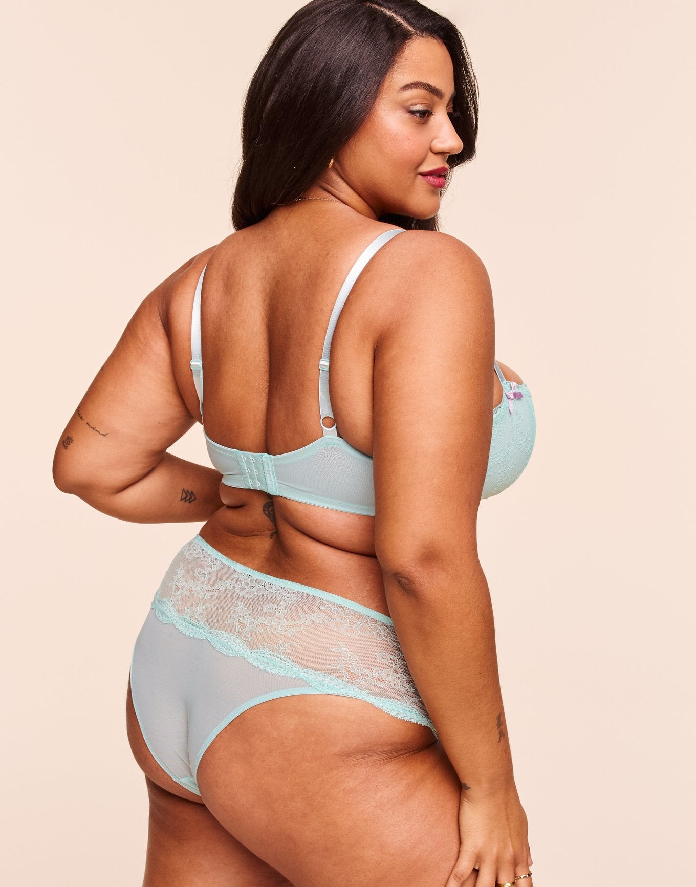 Anabella Medium Blue Plus Panty – Adore Me