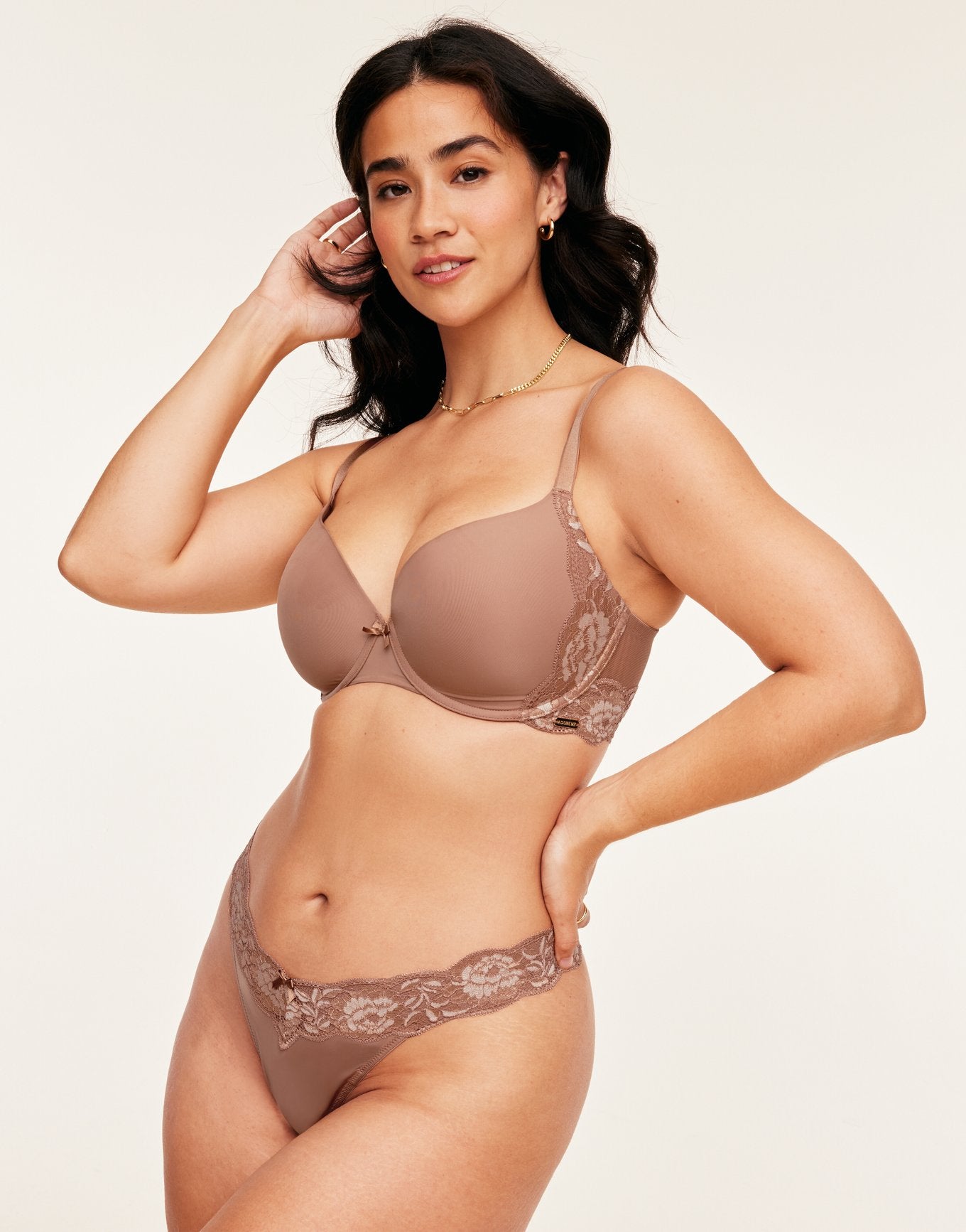Paxton Medium Beige Plus Panty – Adore Me
