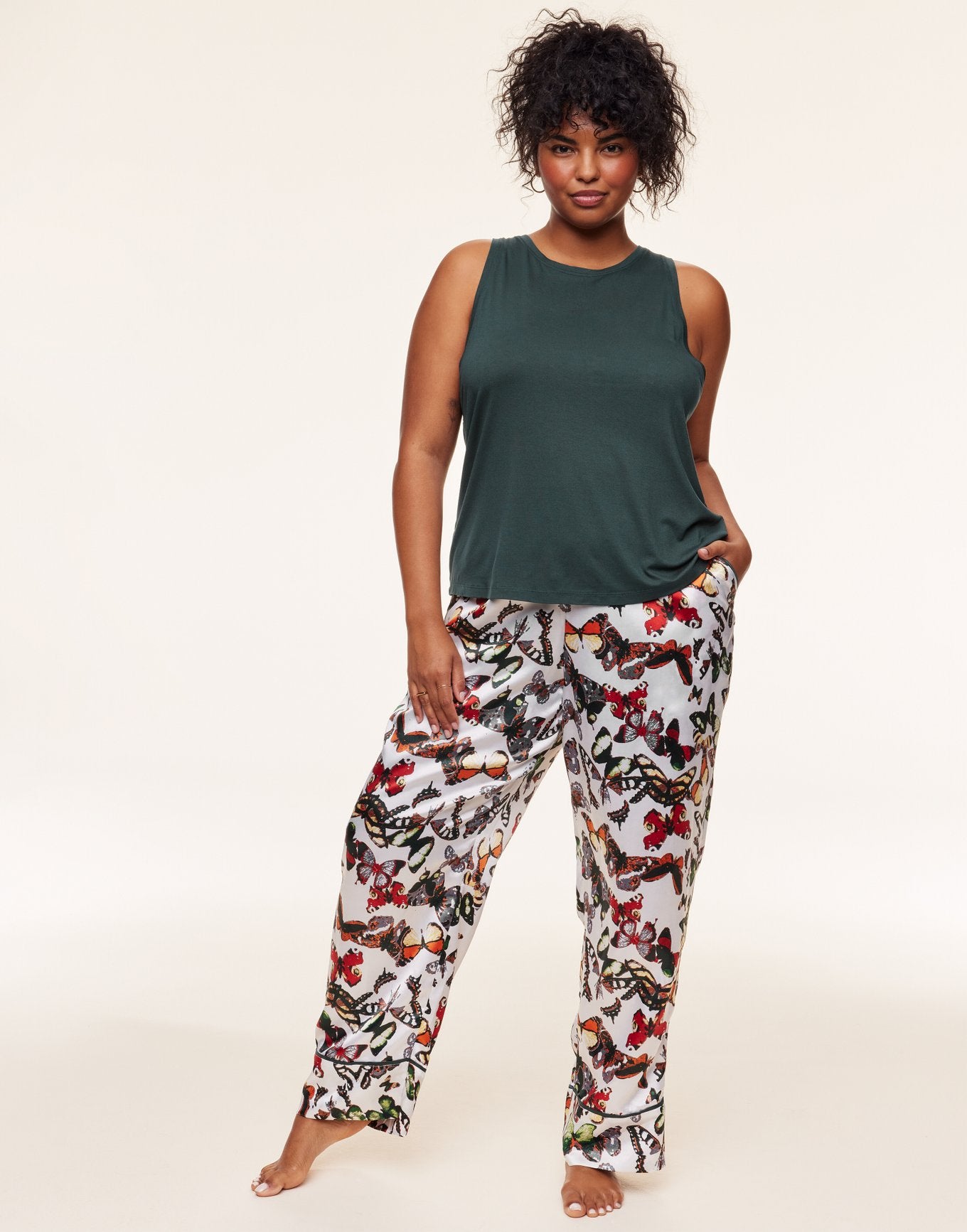 Alania Dark Green Plus Sleepwear – Adore Me