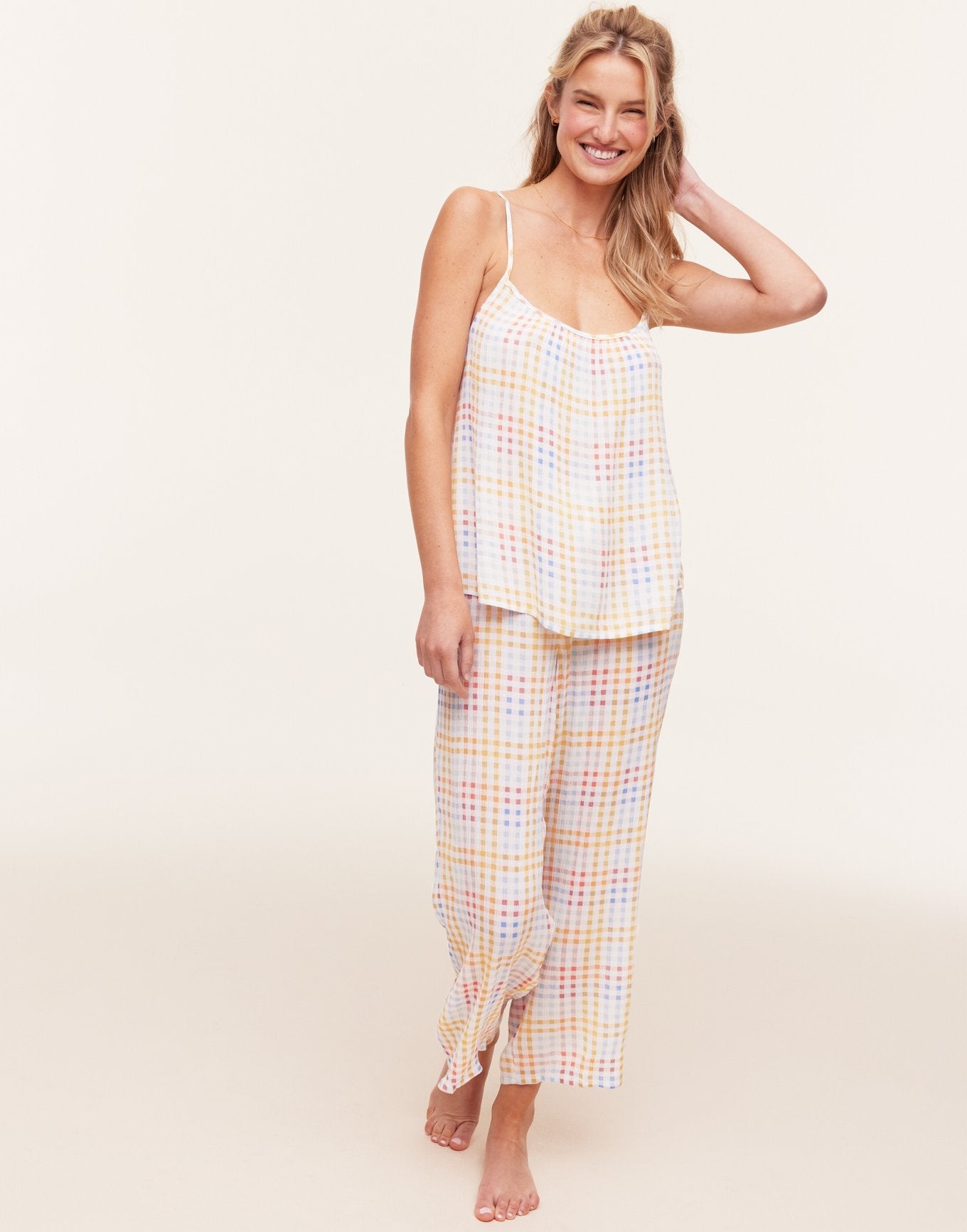 Scout Plaid White Sleepwear – Adore Me