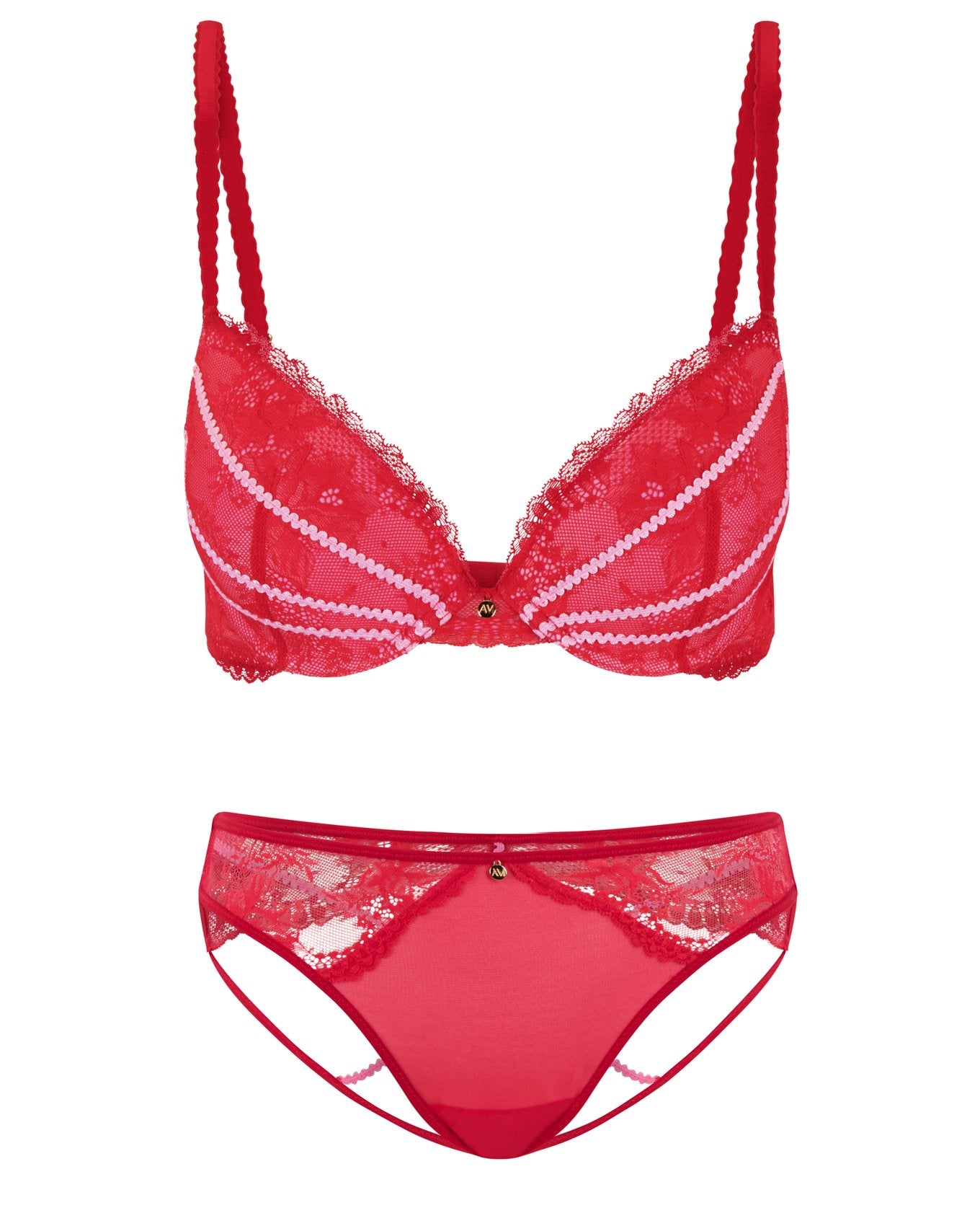 Suki Dark Red Bra – Adore Me